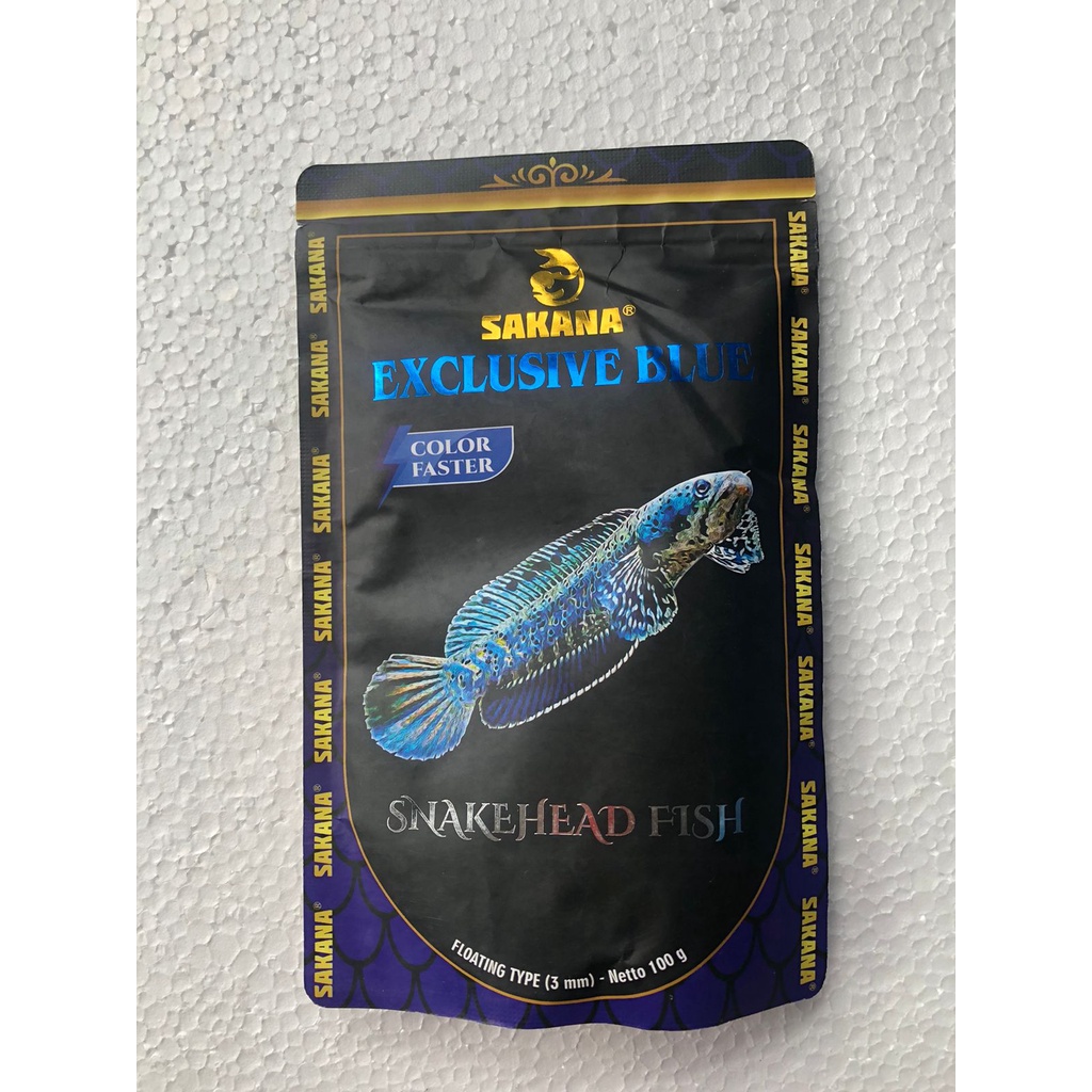 Sakana Exclusive Blue Snakehead Fish 3mm 100gr Floating Type | Shopee ...