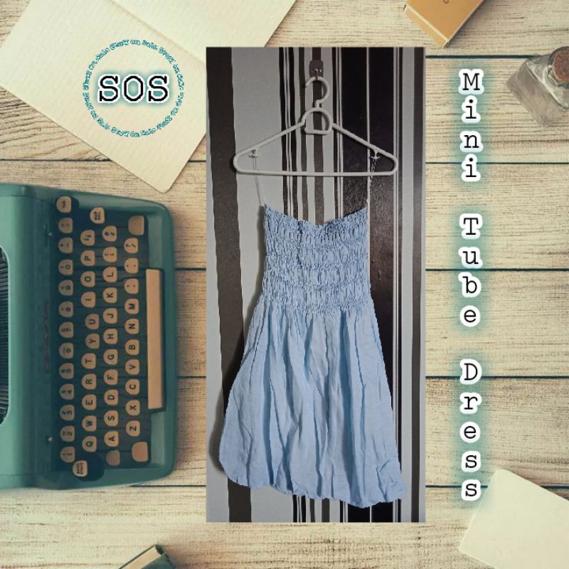 SOS Mini Tube Dress (Preloved) | Shopee Philippines