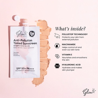 Hello Glow Anti-Pollution Tinted Sunscreen 20G | Shopee Philippines