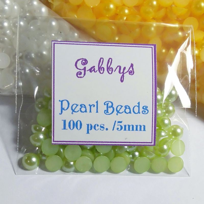 Beads Flat back 5 mm (100pcs) | Shopee Philippines