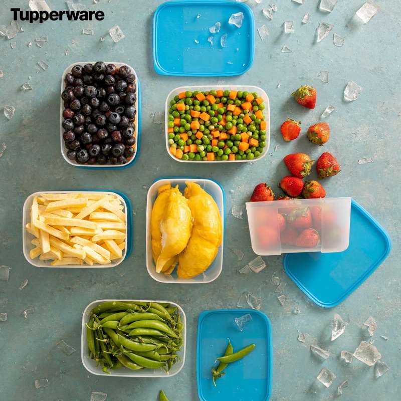 Freezermate Tupperware freezer set of 6 boxes with capacity of 650ml (6 ...