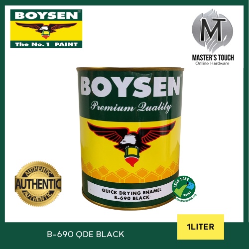 BOYSEN QDE BLACK 1LITER | Shopee Philippines