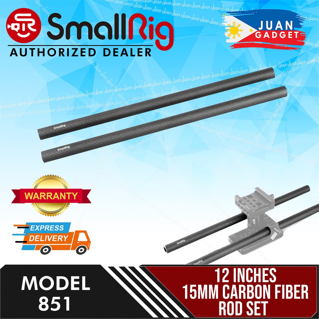 Smallrig 15mm Carbon Fiber Rod - 30cm 12 inch (2pcs) | Model - 851 | JG Superstore | Shopee ...