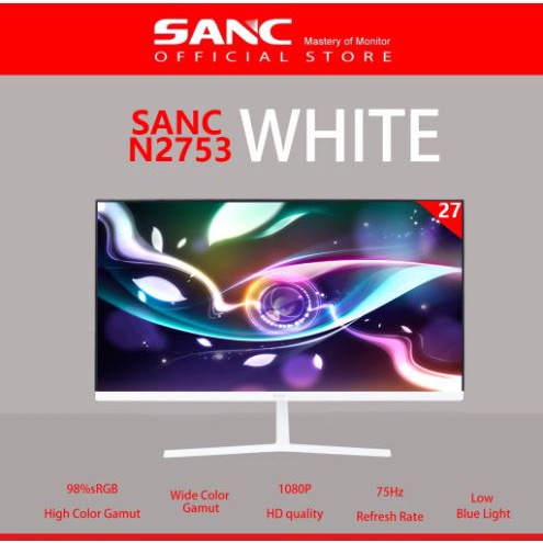 SANC 24''/27'' VA Monitor FHD @75HZ 1920 ×1080 VA Flat Panel I Gaming ...