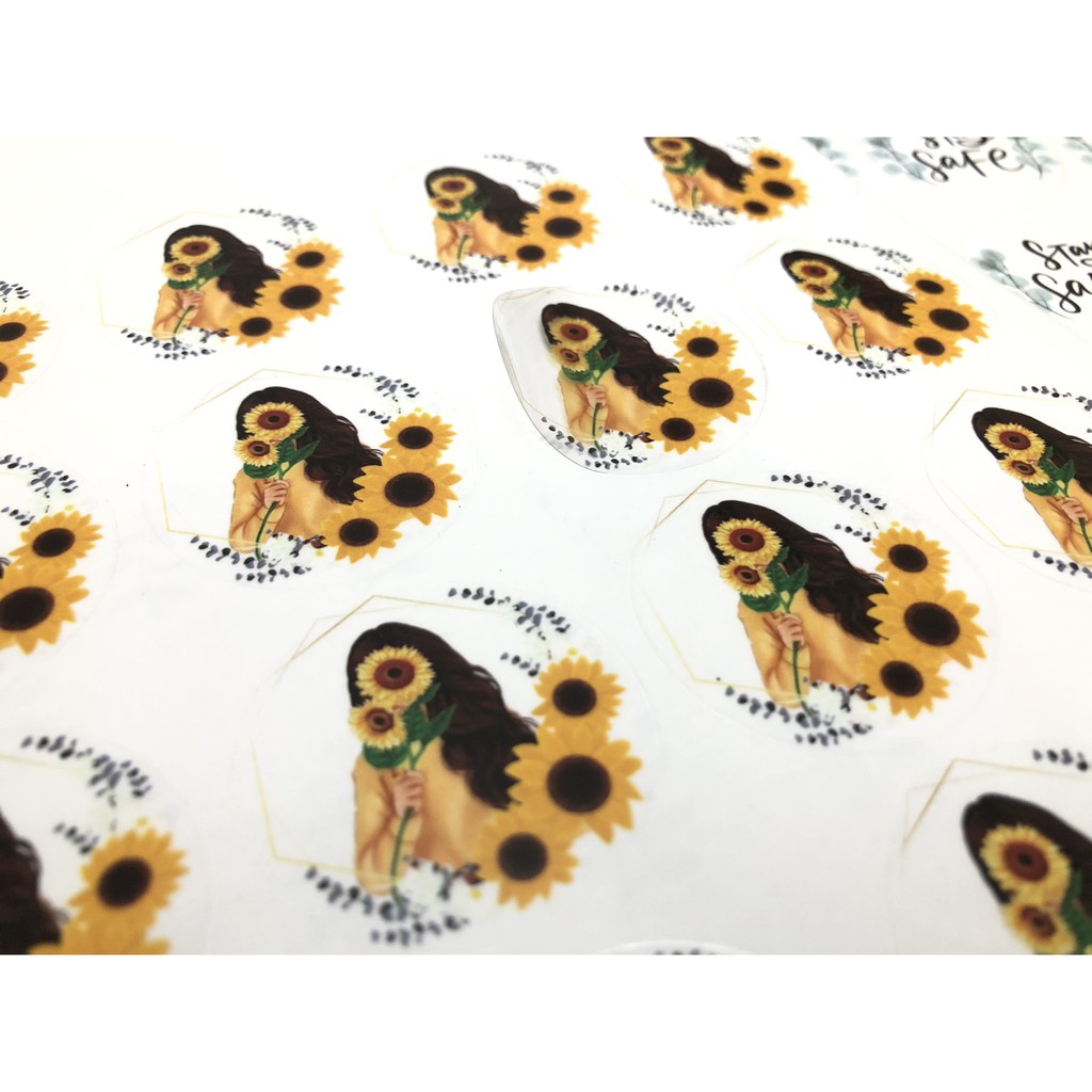 Customized Stickers Printing - Diecut Vinyl Waterproof Clear ...