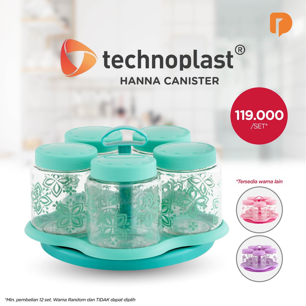 Technoplast Hanna Spin Canister Set | Shopee Philippines
