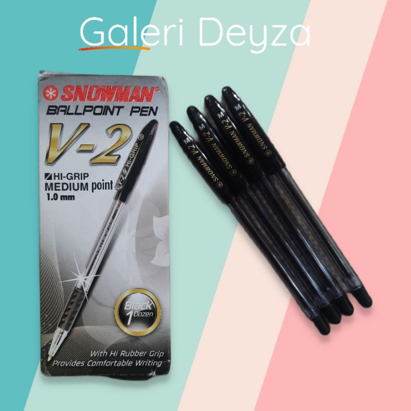 Stationery - Pen/BALLPOINT SNOWMAN V2 | Shopee Philippines