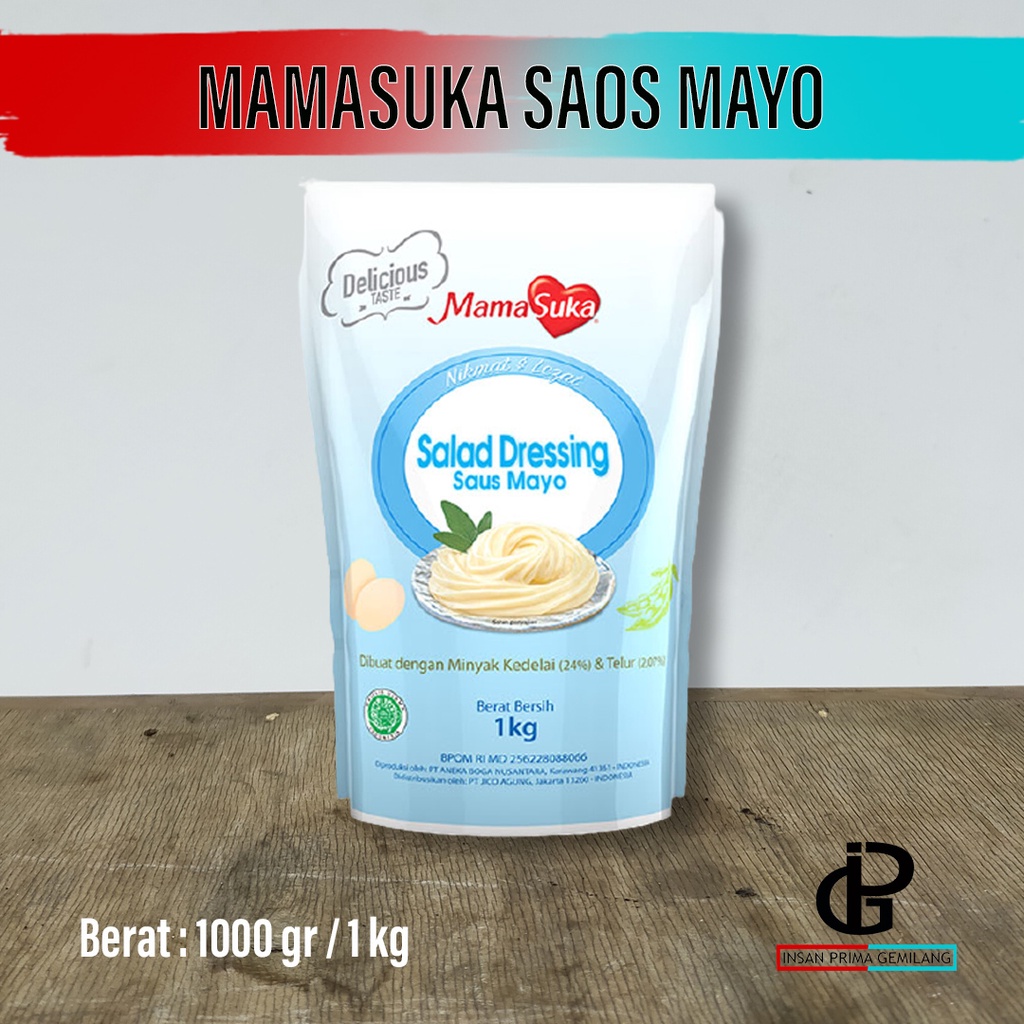 Mamasuka Salad Dressing Mayo Sauce/Mayonnaise 1kg | Shopee Philippines