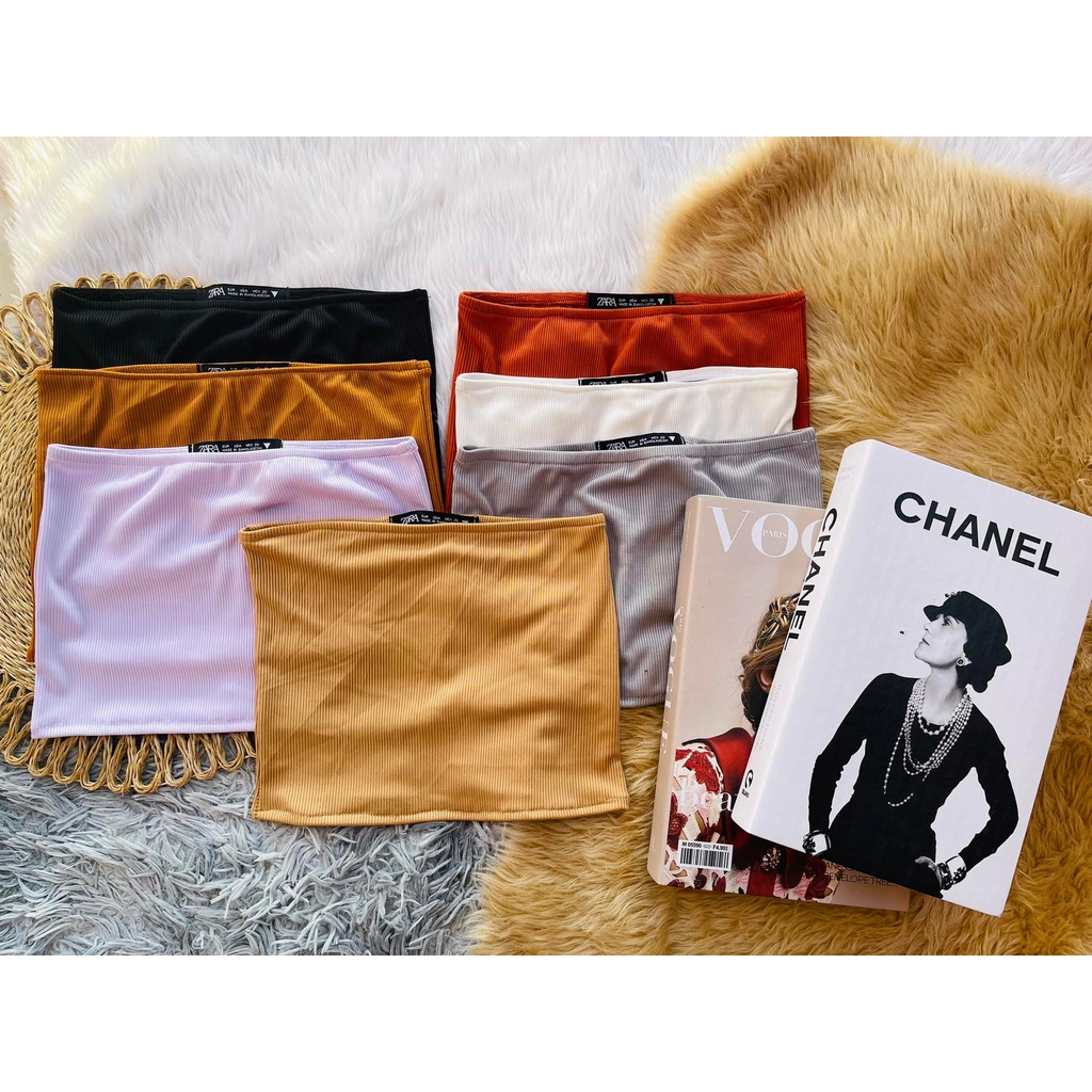 [THCB] Tori Knitted Tube Top (Cropped) | Shopee Philippines