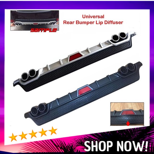 【COD】【local shipment】Universal Rear Bumper Body Kits Diffuser | Shopee ...
