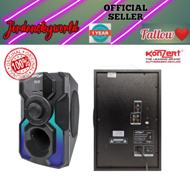 Konzert KX-400+ 3.1CH Speaker Home Theater System | Shopee Philippines