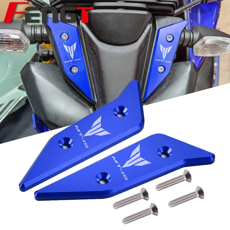 2020 MT15 Windshield Metal Decal Blade Emblem Badge Motorcycle Visor ...