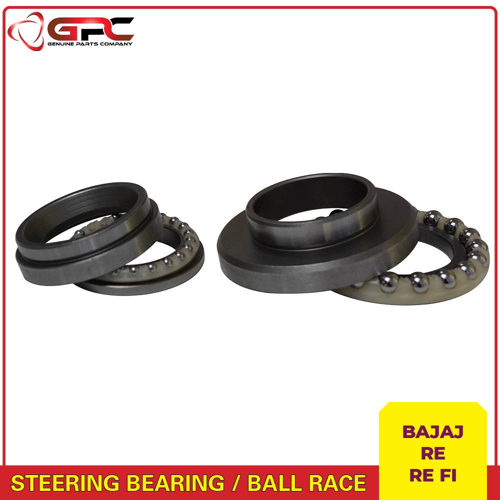 Bajaj RE, RE FI GPC Front Steering Stem Bearing / Ball Race Assembly [1 ...