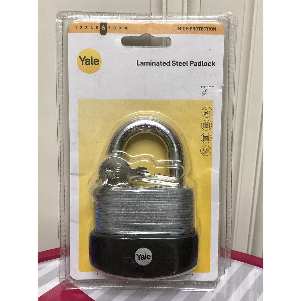 Sale! Yale Outdoor Laminated Steel Padlock 60mm , 50mm and 40mm ...