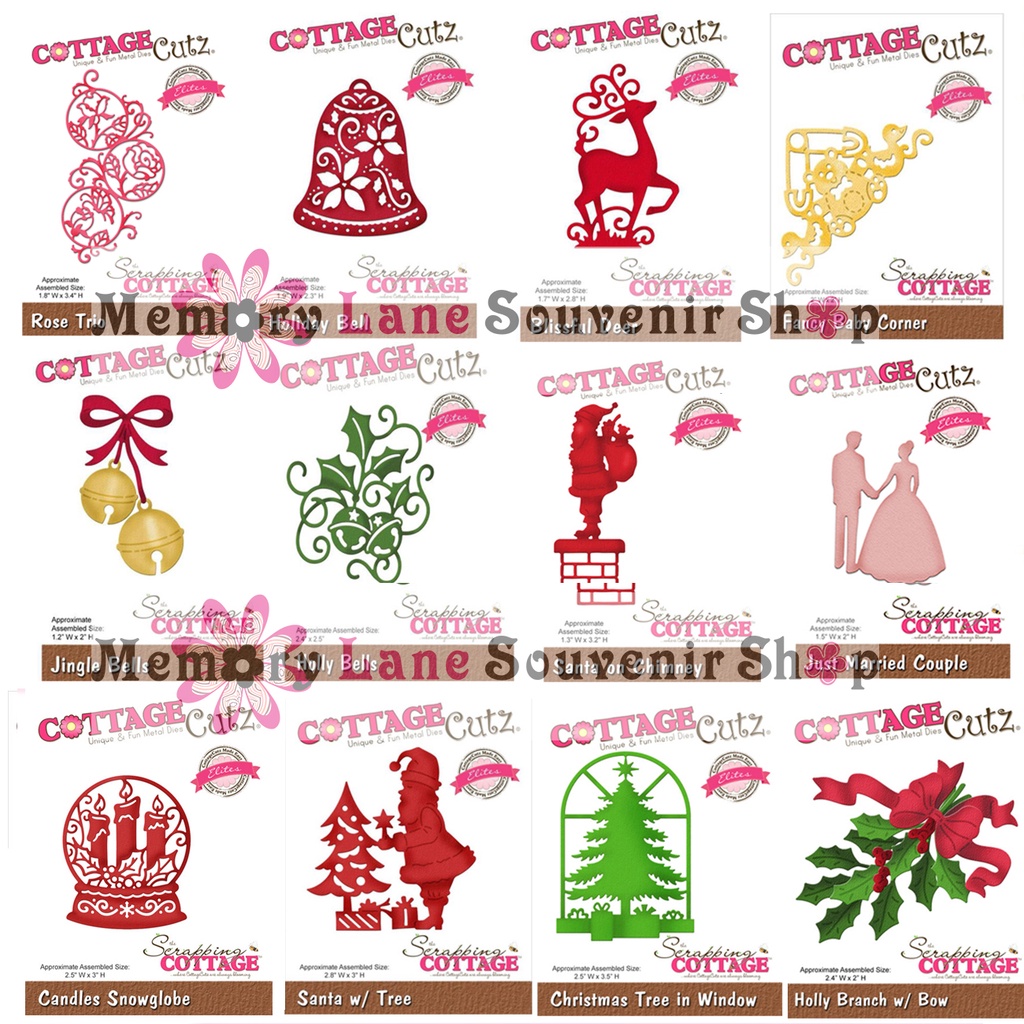 Cottage Cutz Dies Part 2 (Choose Your Designs) | Shopee Philippines