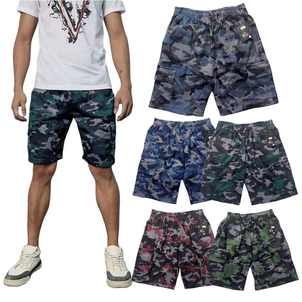 Army Inspired Outfit Six Pocket Cotton Comfortable Camouflage Short For ...