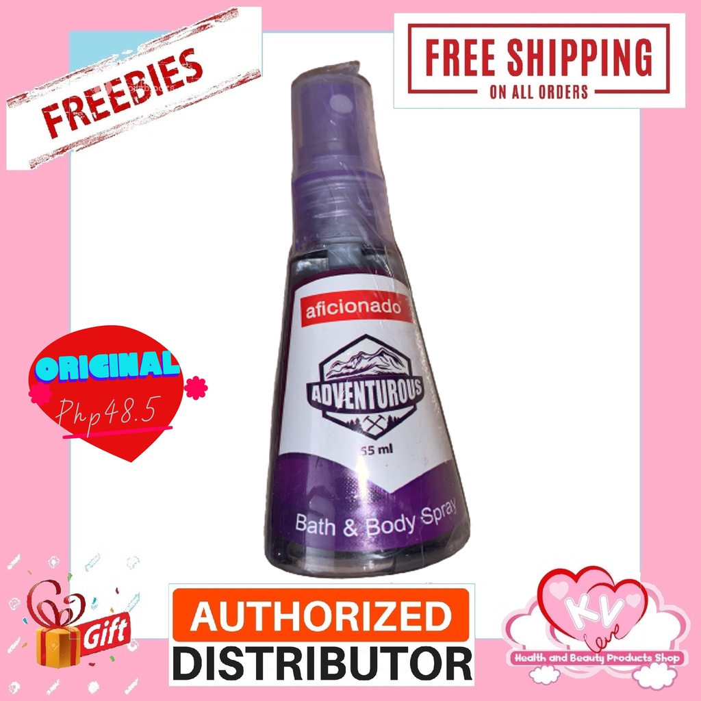 55ml Aficionado Adventurous Bath and Body Spray 55ml | Shopee Philippines