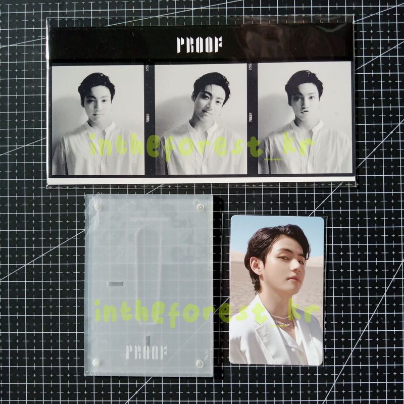 Pc/photocard PHOTOSTRIP BTS PROOF BENEFIT WEEVERSE STANDARD SET (RM JIN ...