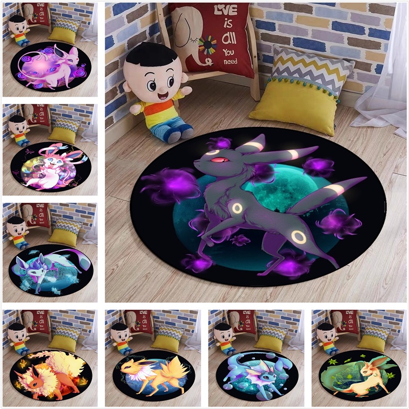 Customized Anime Pokémon Pikachu Carpet Bedroom Bedside Children's ...