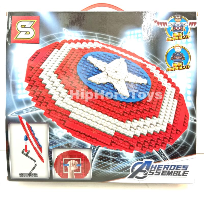 Captain America Shield Lego | Shopee Philippines