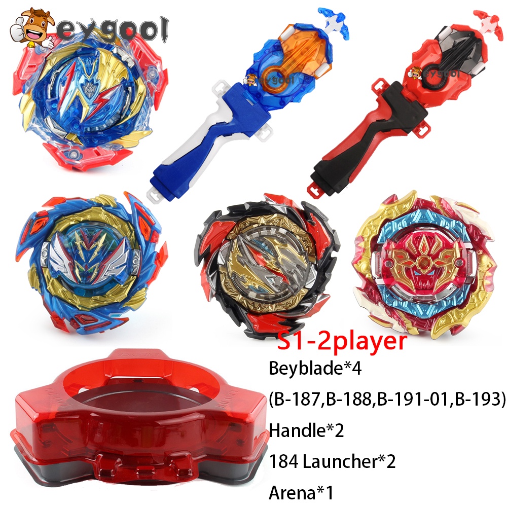 Beyblade Burst Toy Set With Arena Handle BD 184 Launcher Beybalde Kid's Beyblade Toys Boy Gifts ...