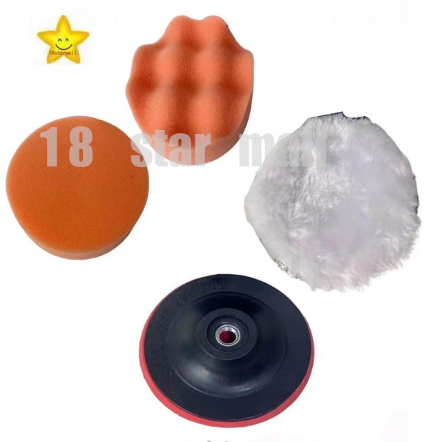 4 Inch Buffing Sponge Car Polishing Pad 4pcs | Shopee Philippines