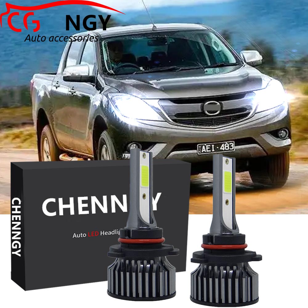 For Mazda BT50 (year, 2014 - 2019) Front LED Headlight Bulbs 6000K 12V ...