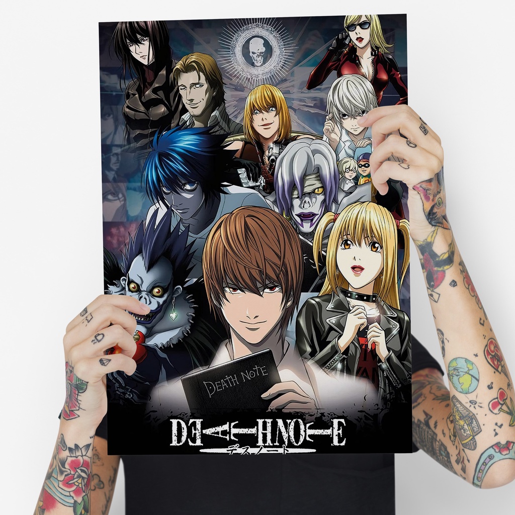 Death Note A3 A4 Poster High Quality Anime Gaming Room Decor Posters ...