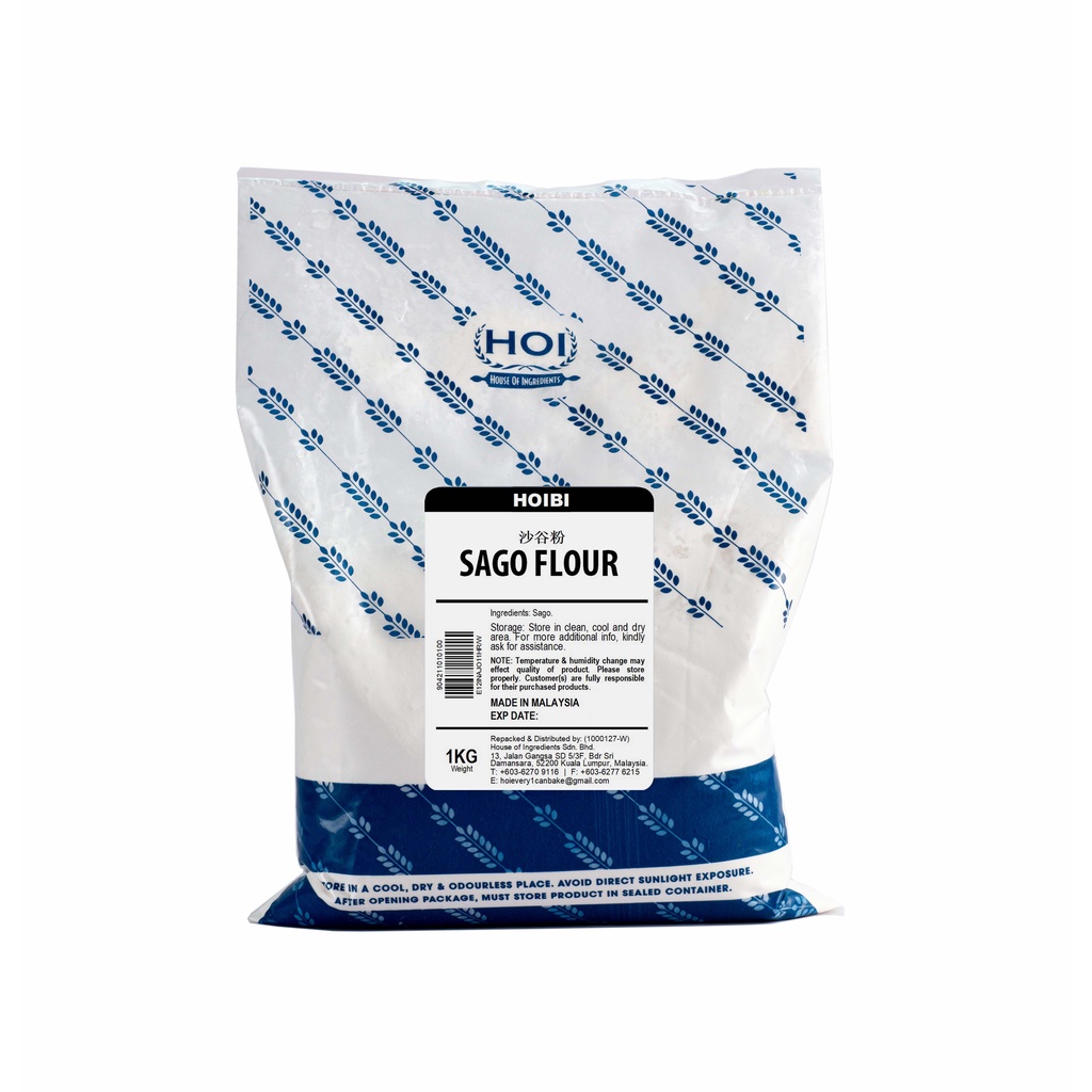 HOI Baker&Chef Sago Flour 1Kg Tepung Sagu (Natural&Fresh) | Shopee ...