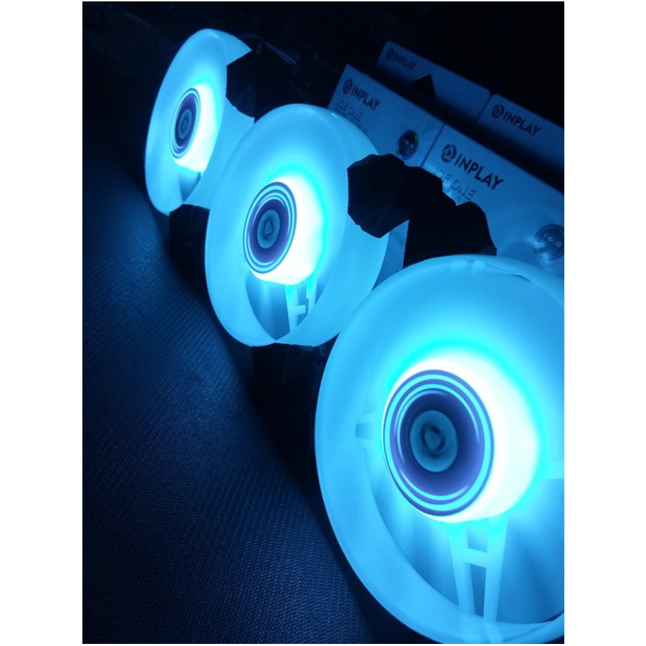 INPLAY ICE TOWER RGB FAN 3 IN ONE KIT | 3PCS 12CM Cooling fan | RGB ...
