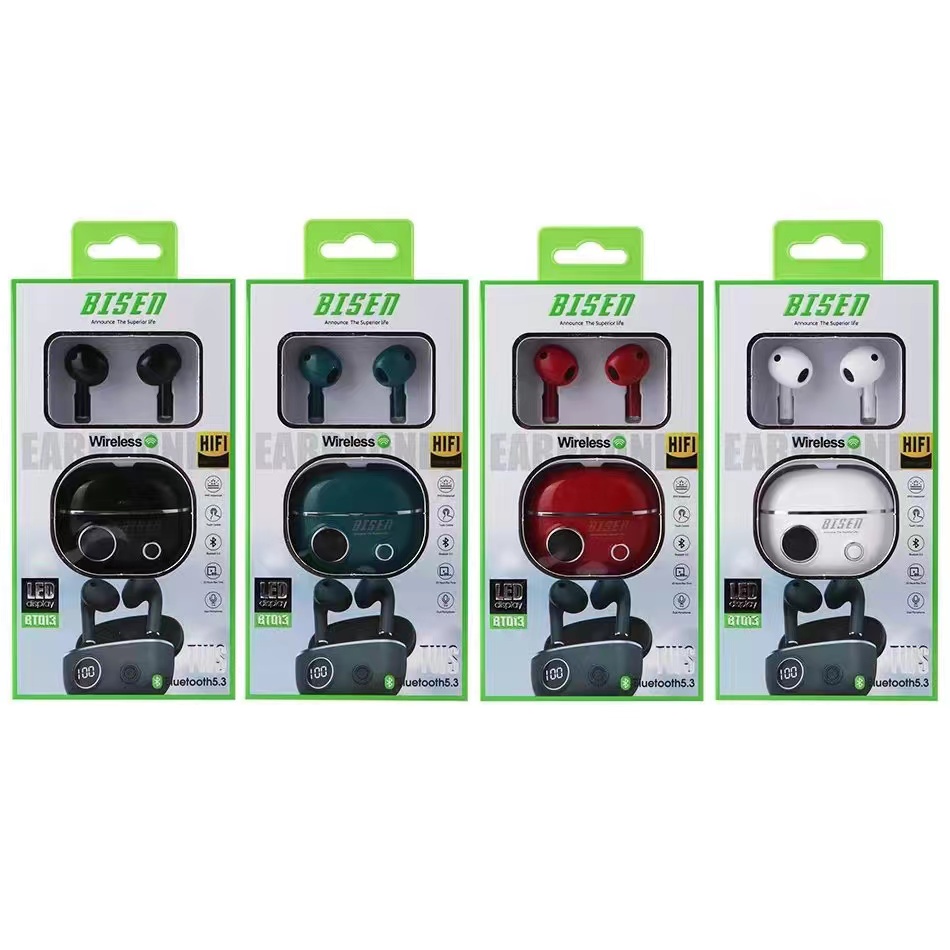 Bisen BT-013 Bluetooth Earphone inpod Touch Earphones Wireless Headset ...