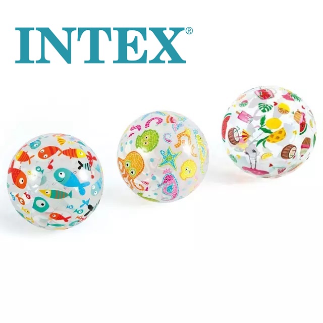 Intex Lively Print Beach Balls Inflatable Salbabida 35% OFF | Shopee ...