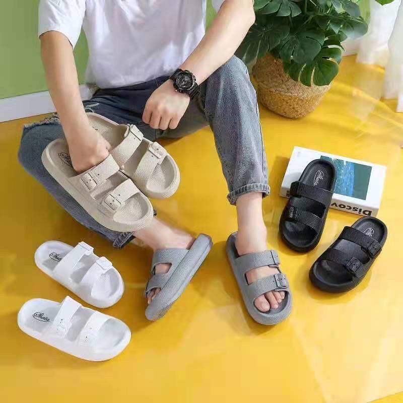 Shuta New Two Strap Korean Fashion Slippers For Men women 40-41 26cm 42 ...