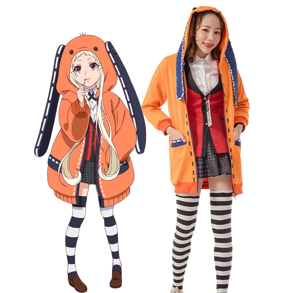 Anime Kakegurui Compulsive Gambler Yomoduki Runa Cosplay Costume Full ...