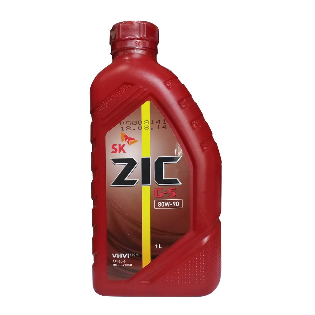 SK ZIC G-5 80W-90 GL-5 Manual Transmission Gear Oil GL5 1L ( 1 Liter ...