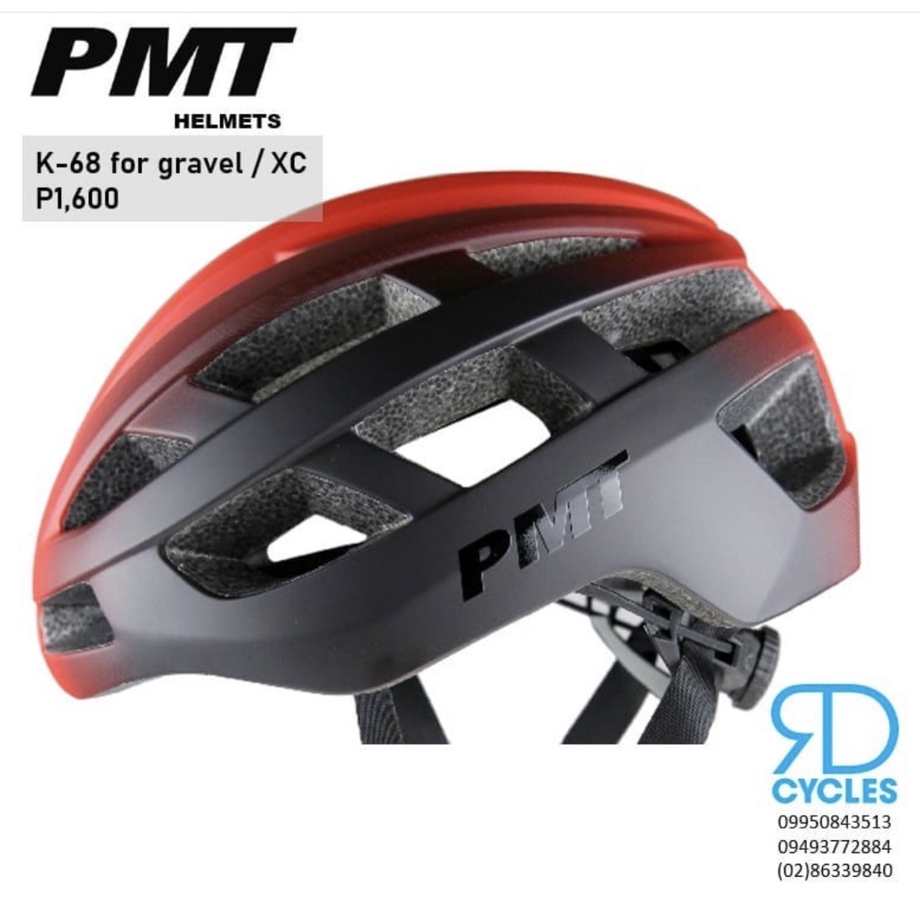 PMT HELMET K-68 BIKE BICYCLE HELMET CYCLING HELMETS GRAVEL XC | Shopee ...