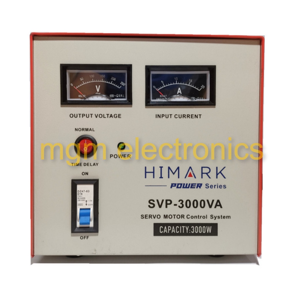 HIMARK SVP-3000VA Servo Motor Type 100% EFFICIENCY Automatic Voltage ...