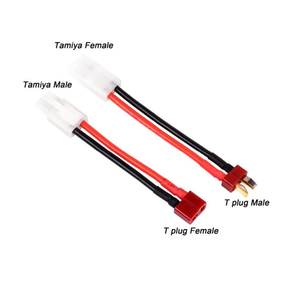 Tamiya Kyosho Female Connector to Deans T Style Male Plug Cable for ESC ...