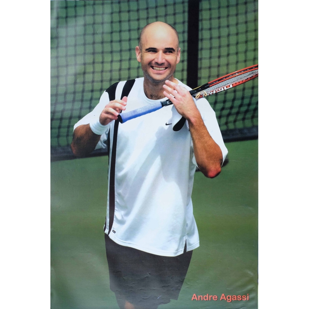 Andre Agassi Tennis Poster | Shopee Philippines