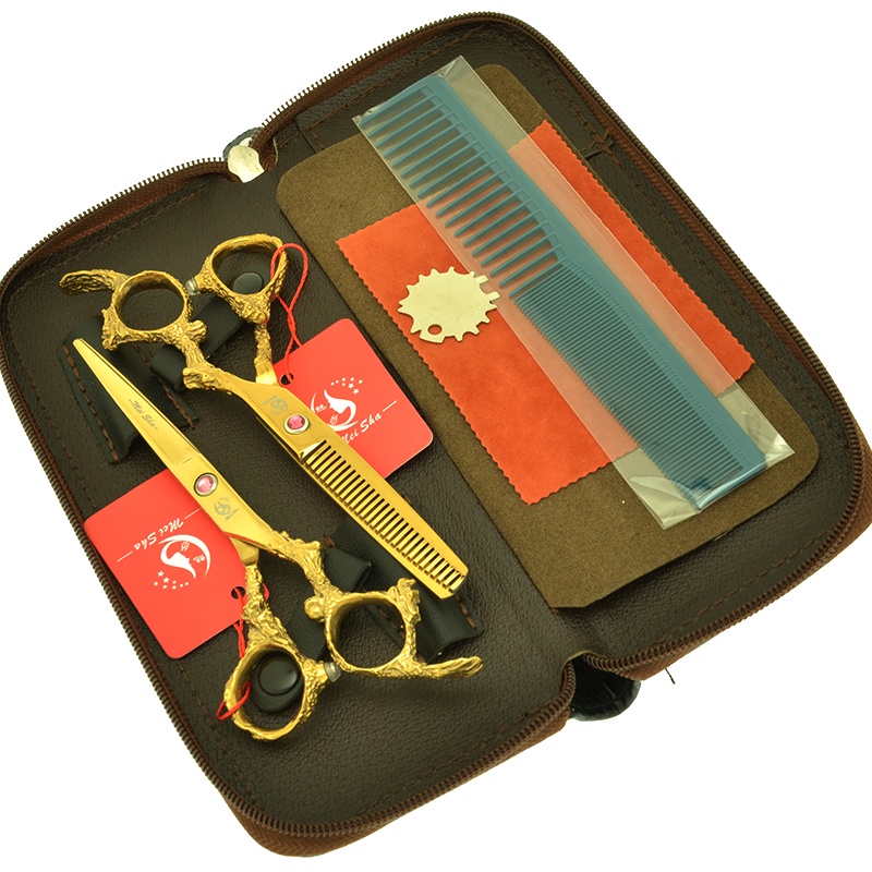 Meisha 6 Inch Dragon Handle Hairdressing Shears Professional Barber ...