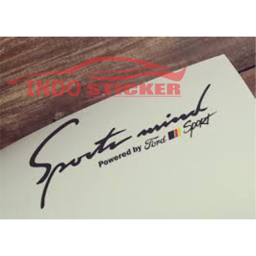 MESIN Amd ford SPORT sports car sticker ford fiesta ranger hood sticker ...
