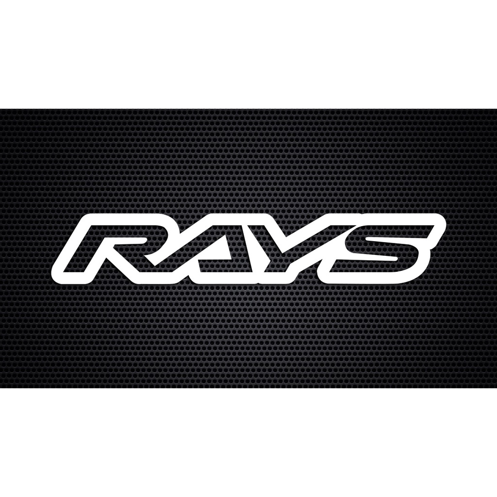 RAYS logo car sticker - outdoor vinyl sticker - sponsor sticker ...