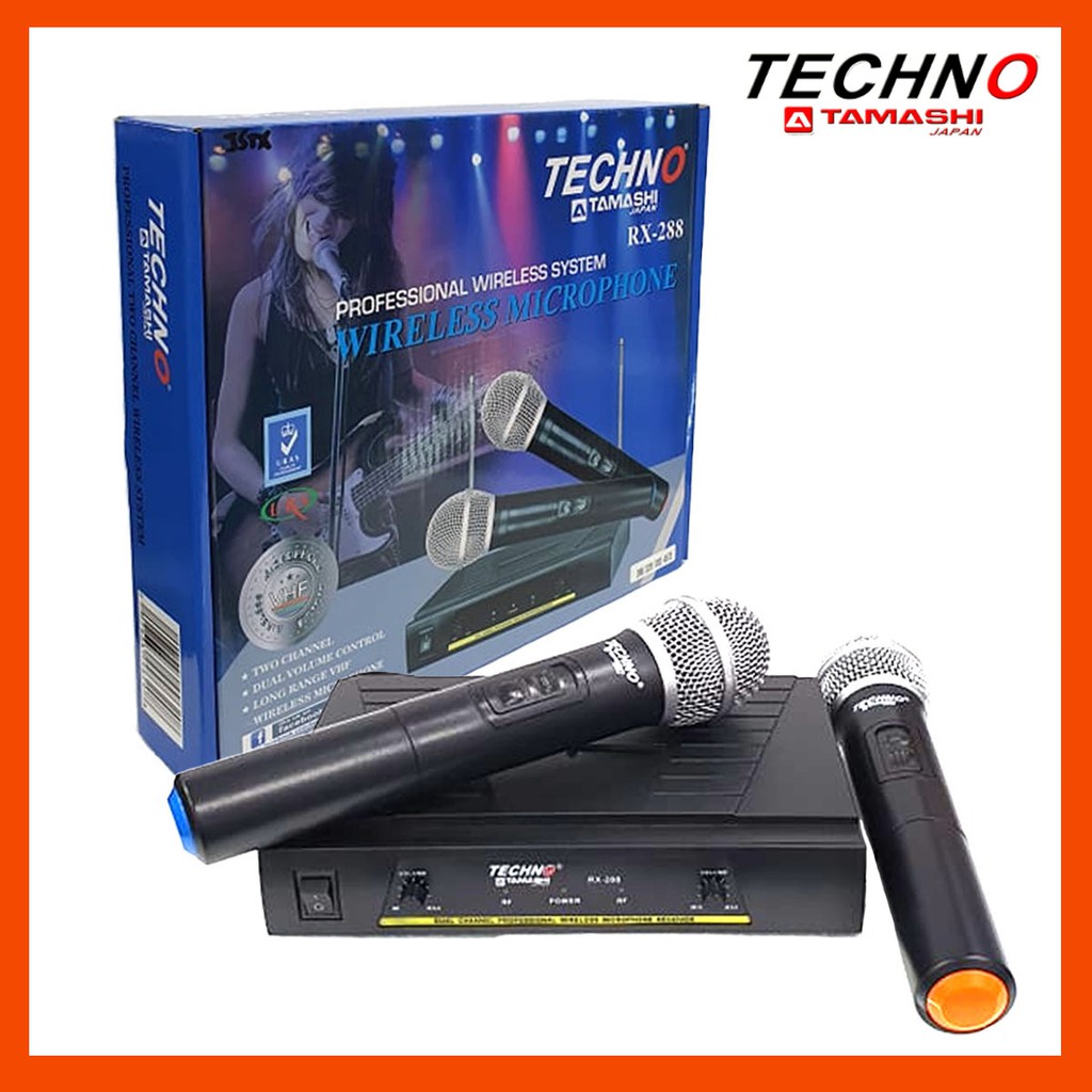 ORIGINAL TECHNO TAMASHI Made in JAPAN Wireless Microphone RX-288 - For ...