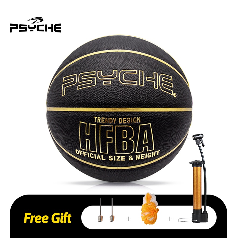 「Psyche」 Original Basketball Ball Size 7 PU Outdoor Indoor (with Free ...