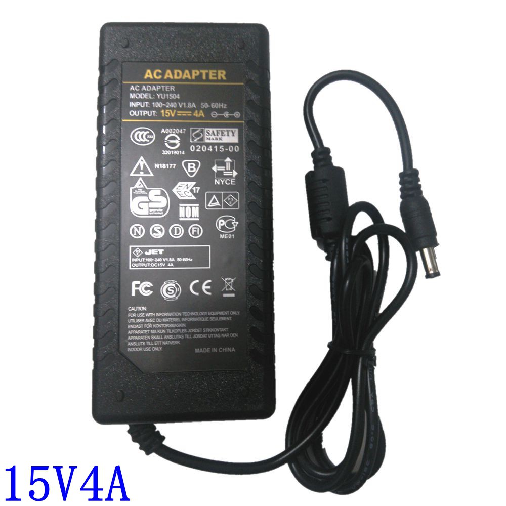 15V Switching Power Supply AC DC Adapter 15V 3A 4A 5A 6A 8A 45W 60W 75W ...