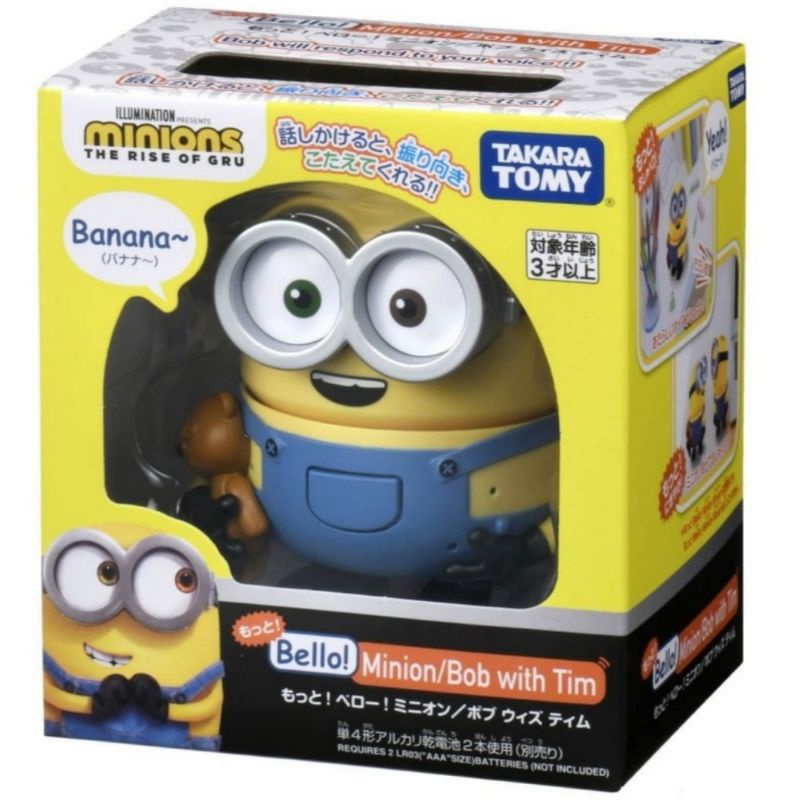 TaKara Tomy Minions Bob With Tim (INTERACTIVE TOY) | Shopee Philippines