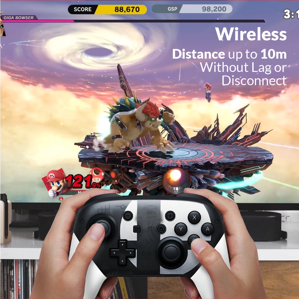 Nintendo Switch Pro Wireless Controller Super Smash Bros Special Edition [Local Stocks] | Shopee ...