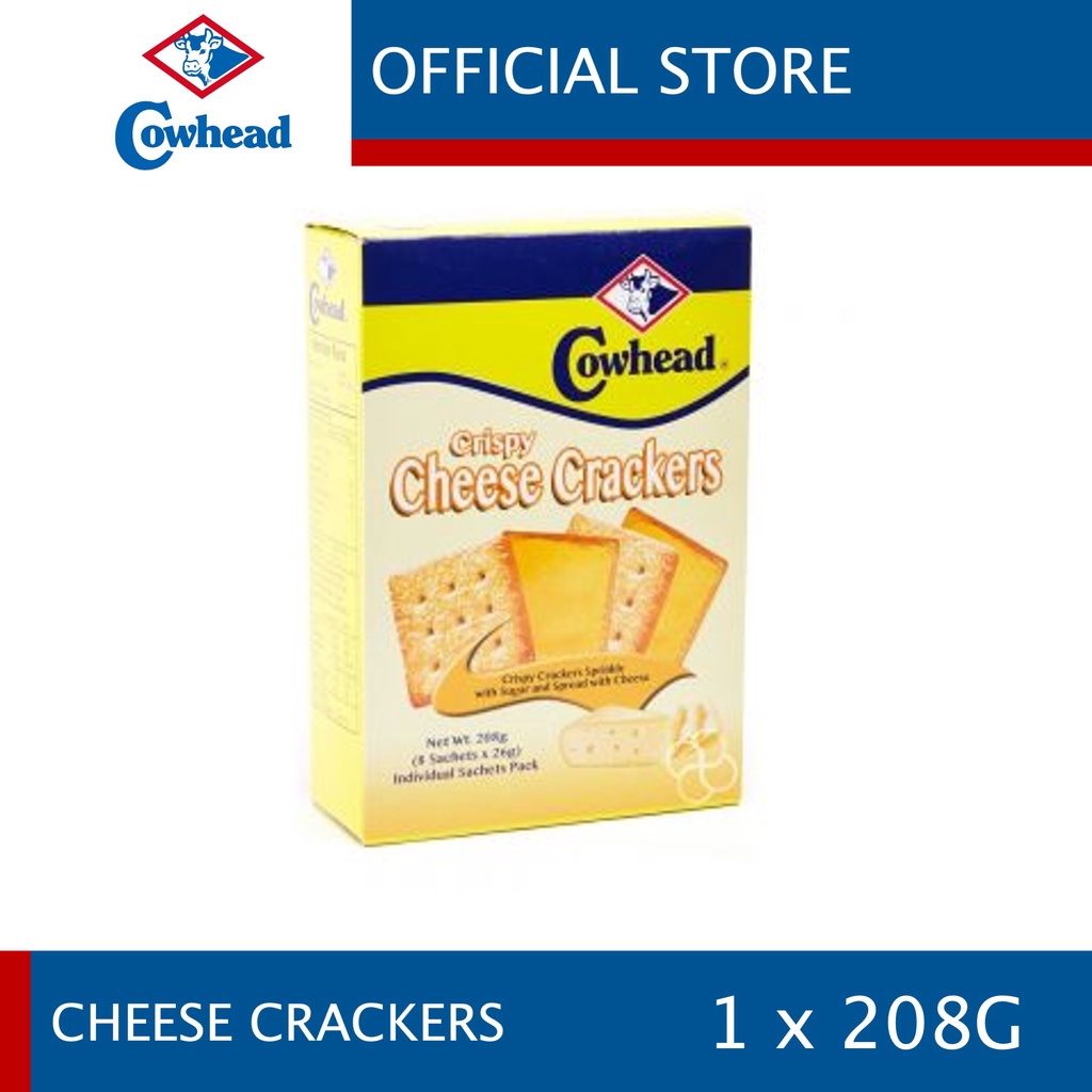 Cowhead Cheese Cracker 208g x 1 | Shopee Philippines