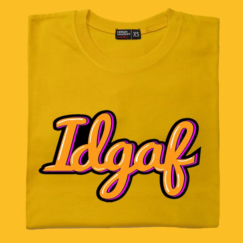 Idgaf Graphic T-Shirt | Shopee Philippines