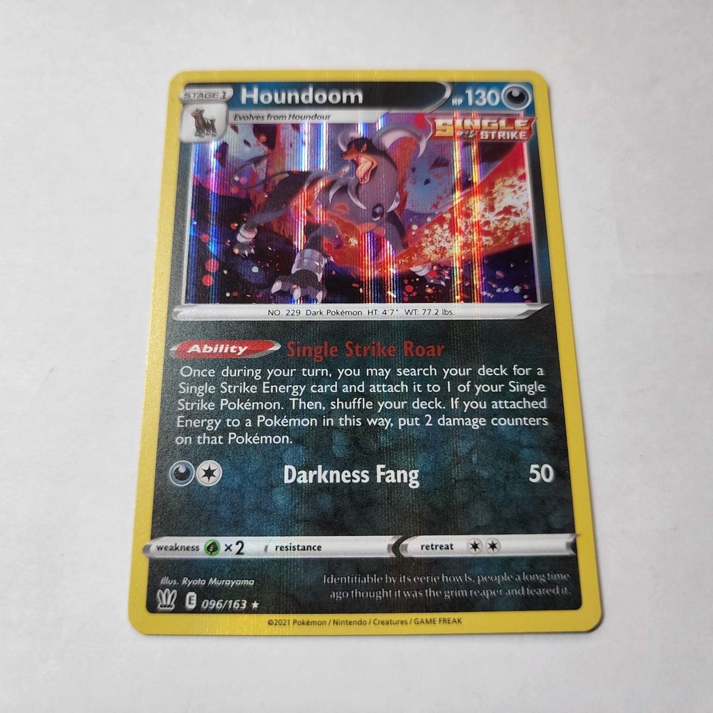 Houndoom - 096/163 - Holo Rare | Sword & Shield: Battle Styles ...